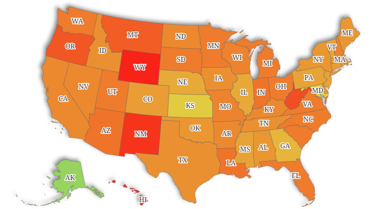 Map Shows States With Largest Social Security Office Staffing Losses ...